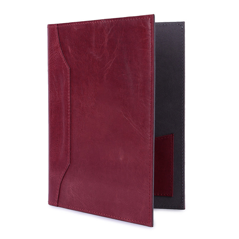 Leather File Folder – Custom Branding for Restaurants - The Leather ...